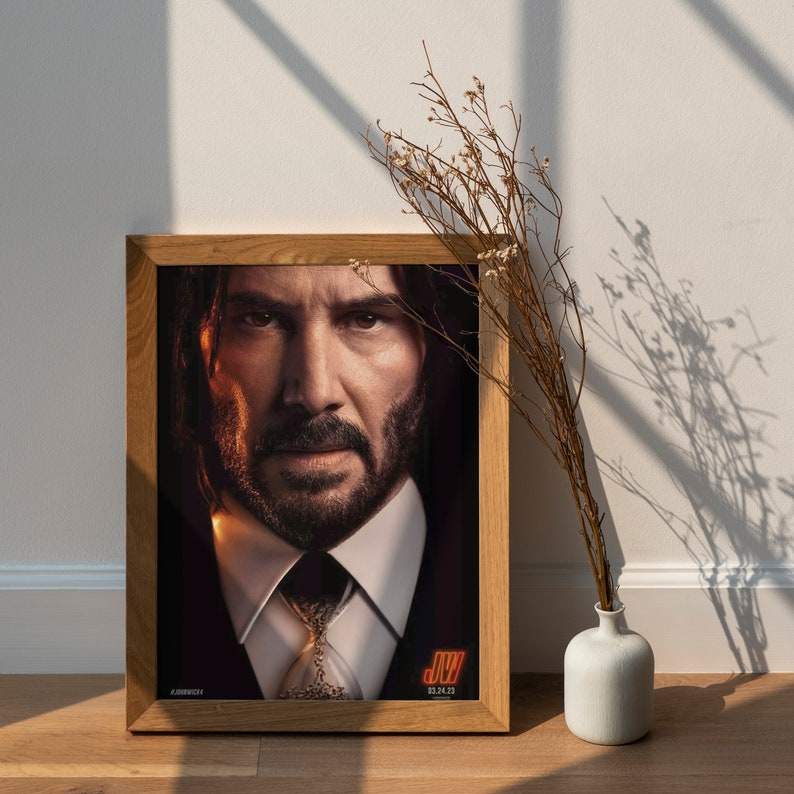 John Wick Poster John Wick 4 Poster Movie Poster Vintage Etsy