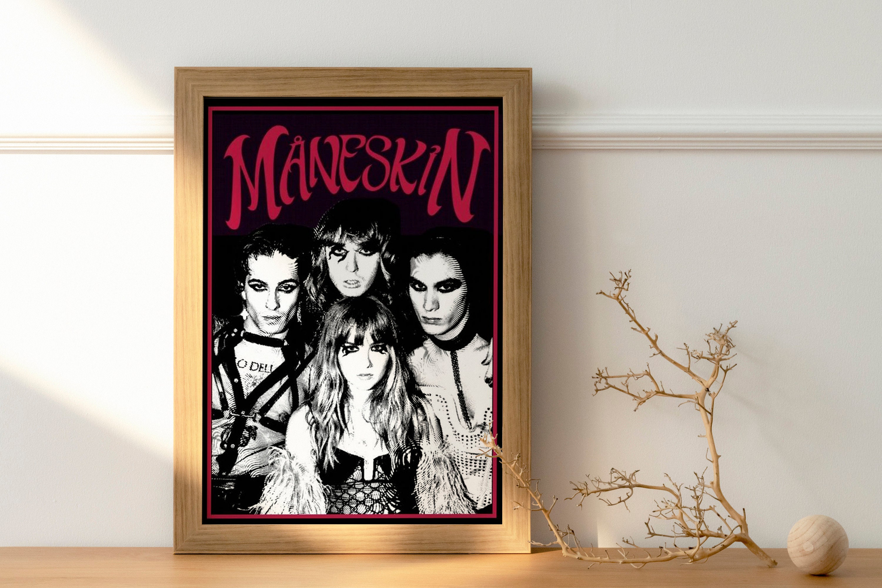 Maneskin Poster, Album Cover Poster, Music Poster, Premium Product ...