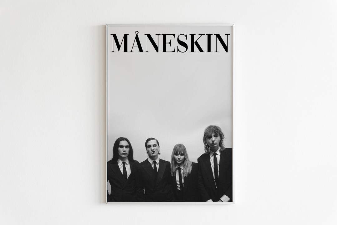 Maneskin Poster, Album Cover Poster, Music Poster, Premium Product ...