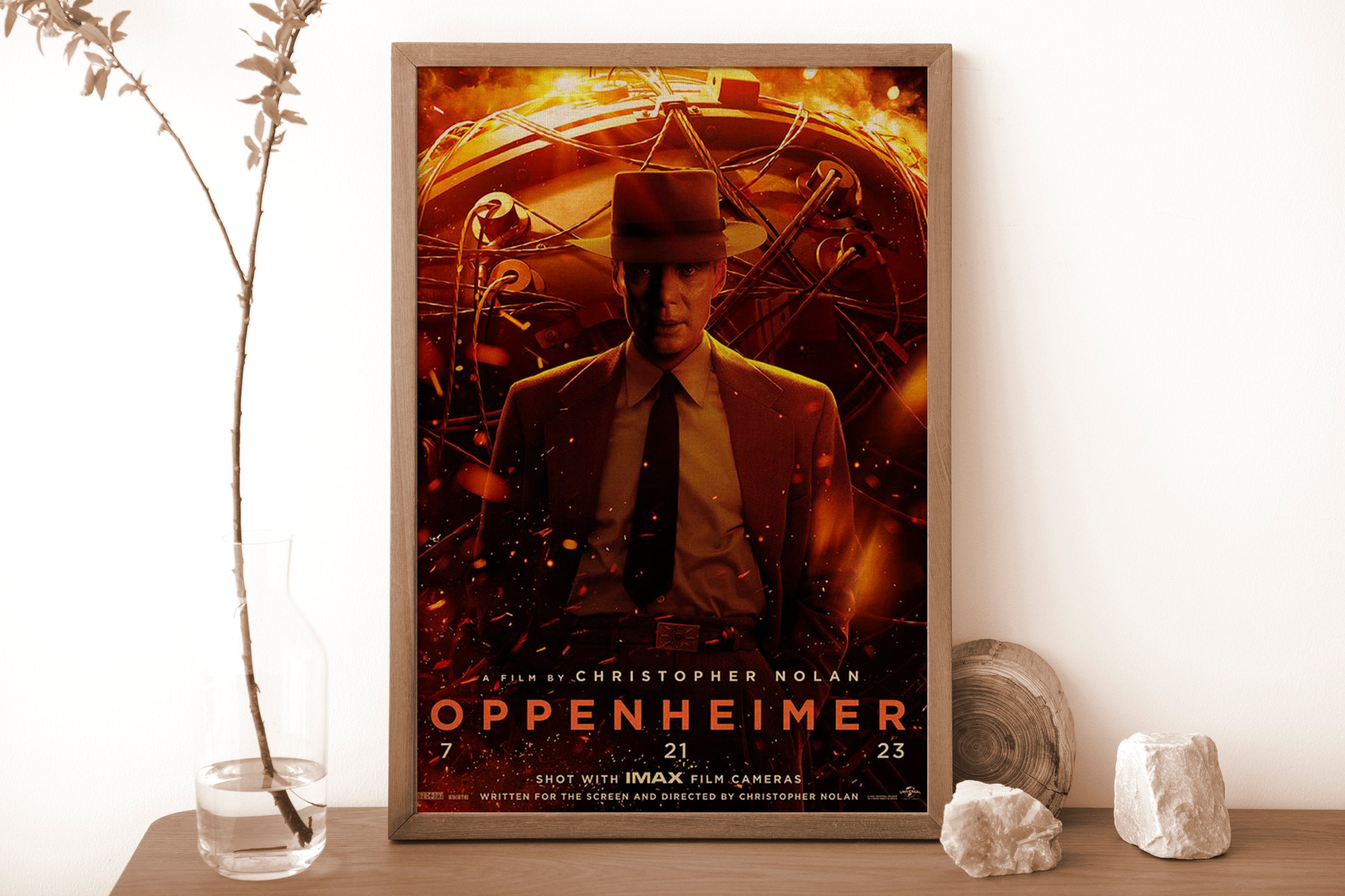 Oppenheimer Poster, Christopher Nolan Movie Poster, Oppenheimer Movie ...