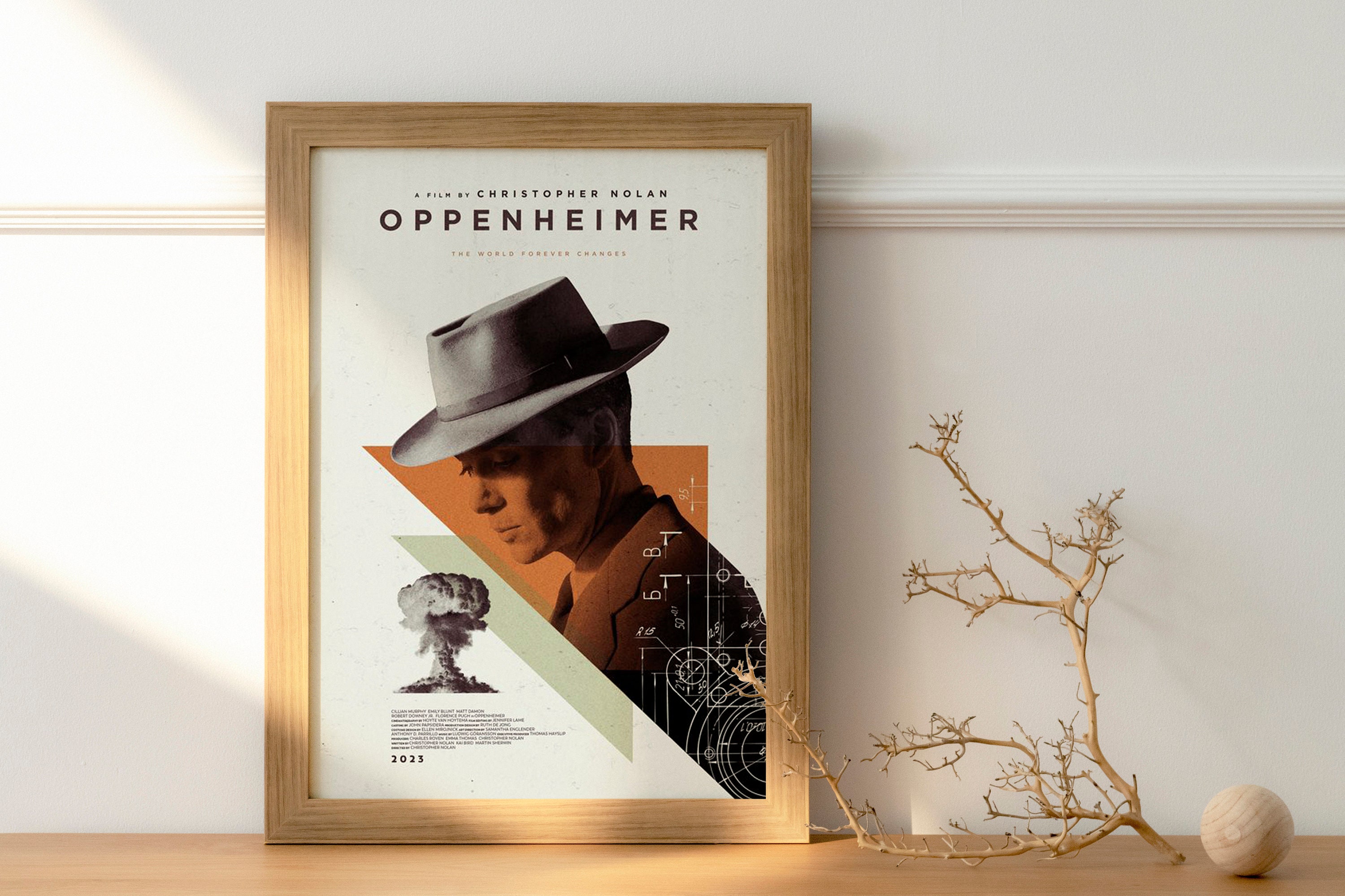Oppenheimer Poster, Christopher Nolan Movie Poster