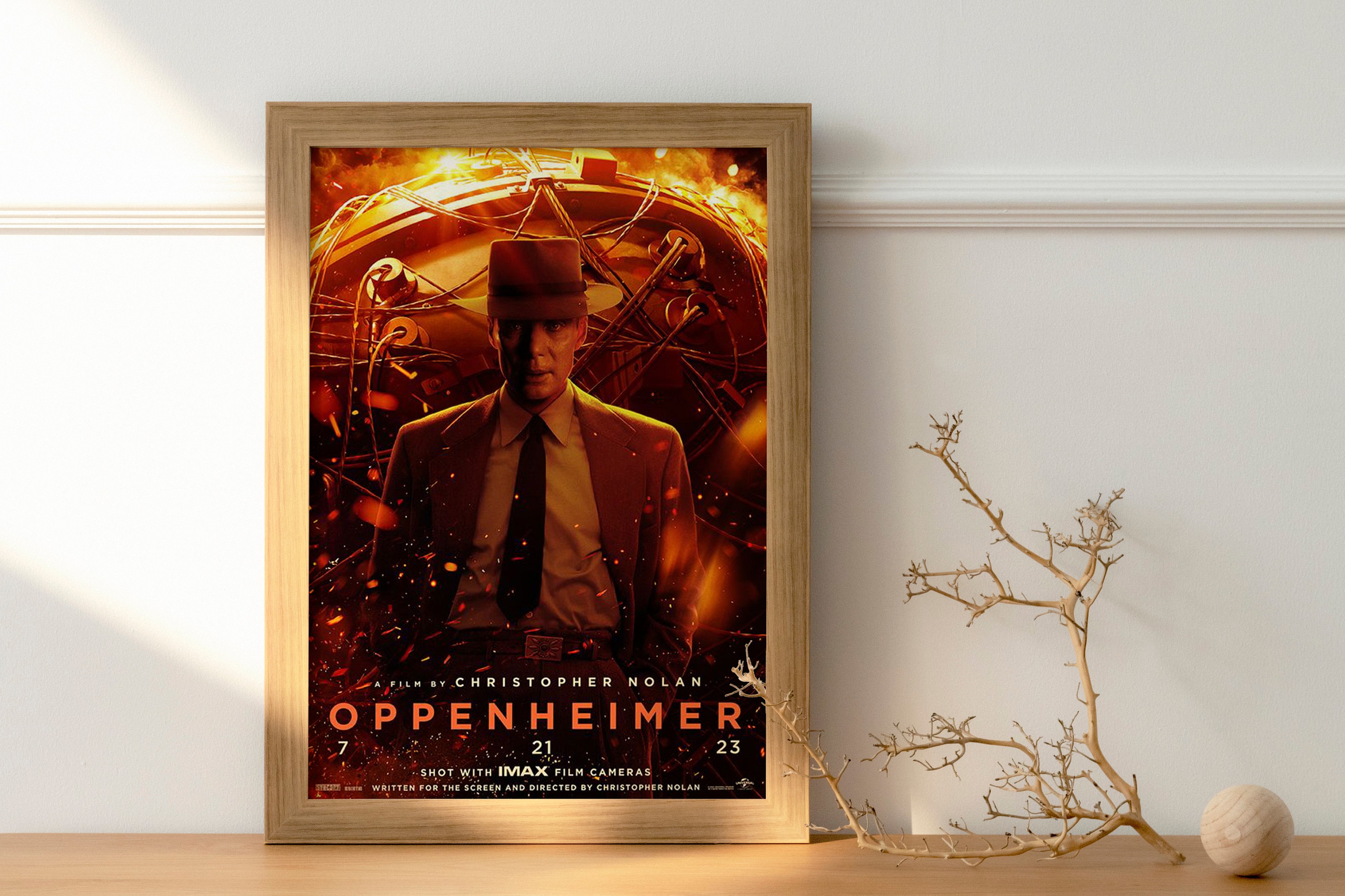 Oppenheimer Poster, Christopher Nolan Movie Poster, Oppenheimer Movie ...