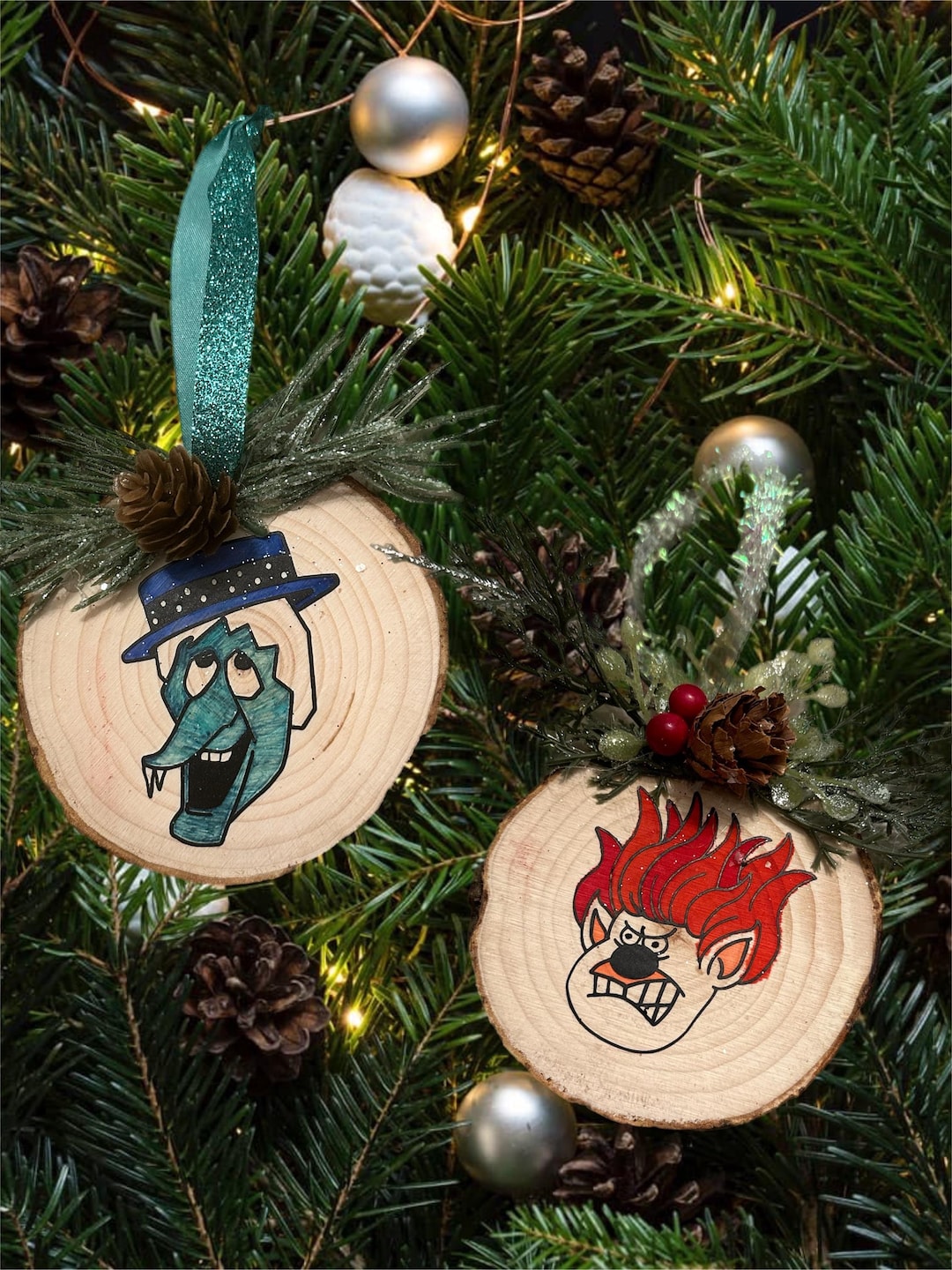 Heat Miser and Snow Miser Ornaments – Classic Holiday Decor Inspired by ...