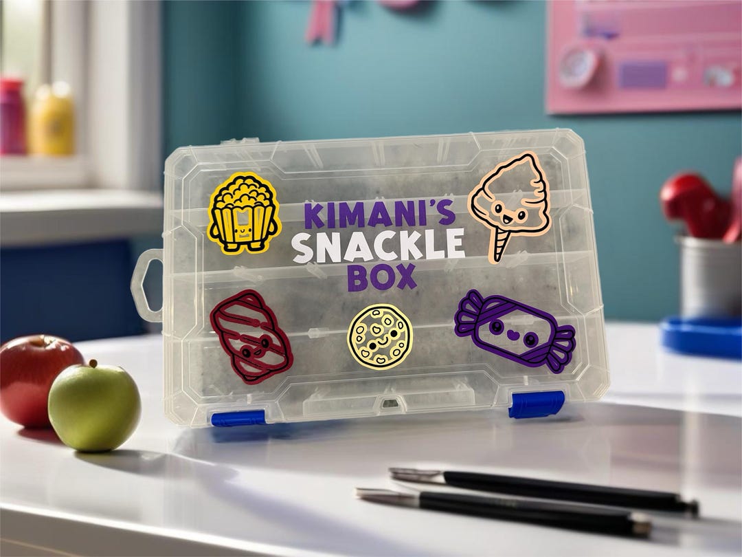 Custom Snackle Box - Personalized Snack Organizer for Every Occasion - Etsy