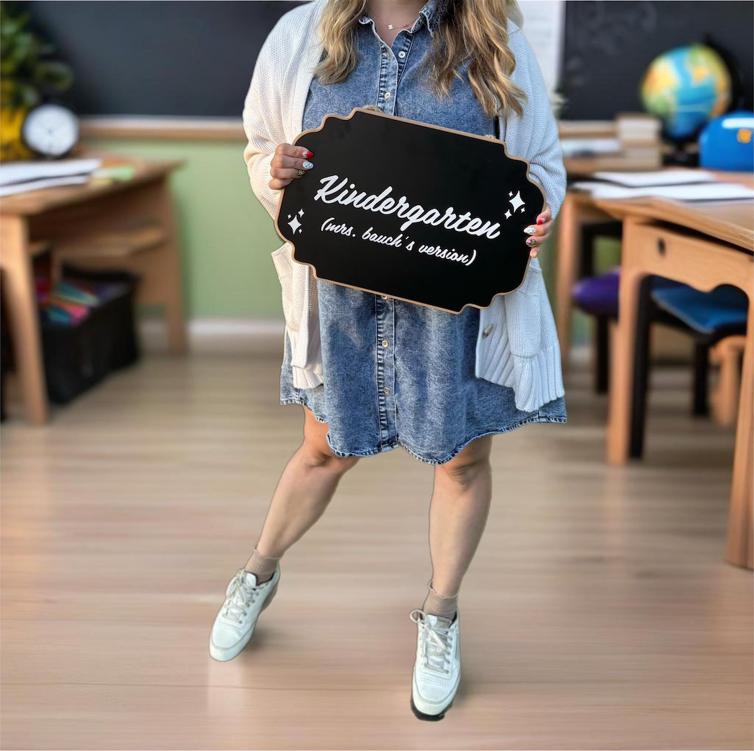 Custom Teacher Sign - Personalized Classroom Decor - Mrs. [your Name]’s ...
