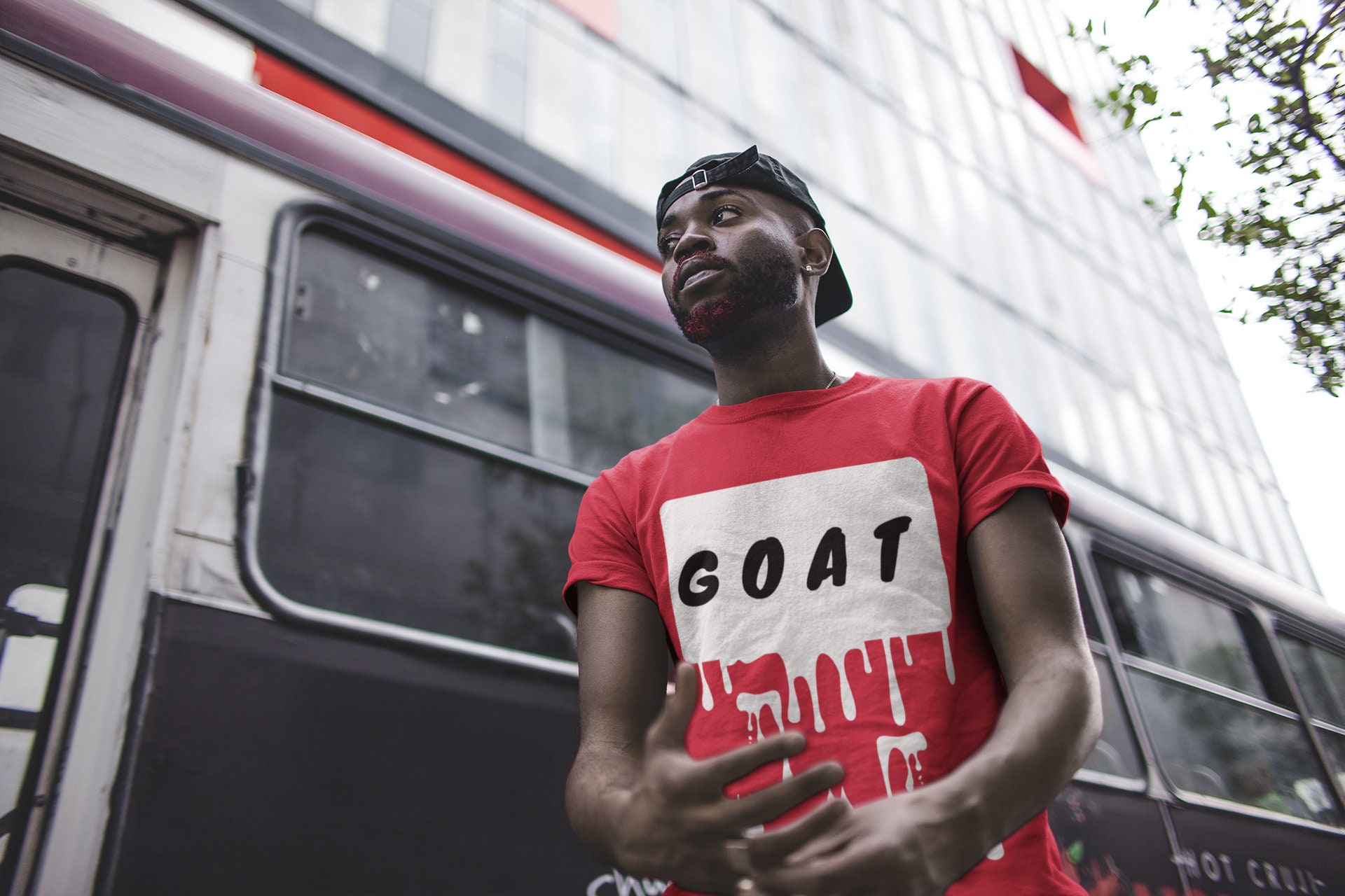 GOAT- Tee Shirt (white) - Etsy