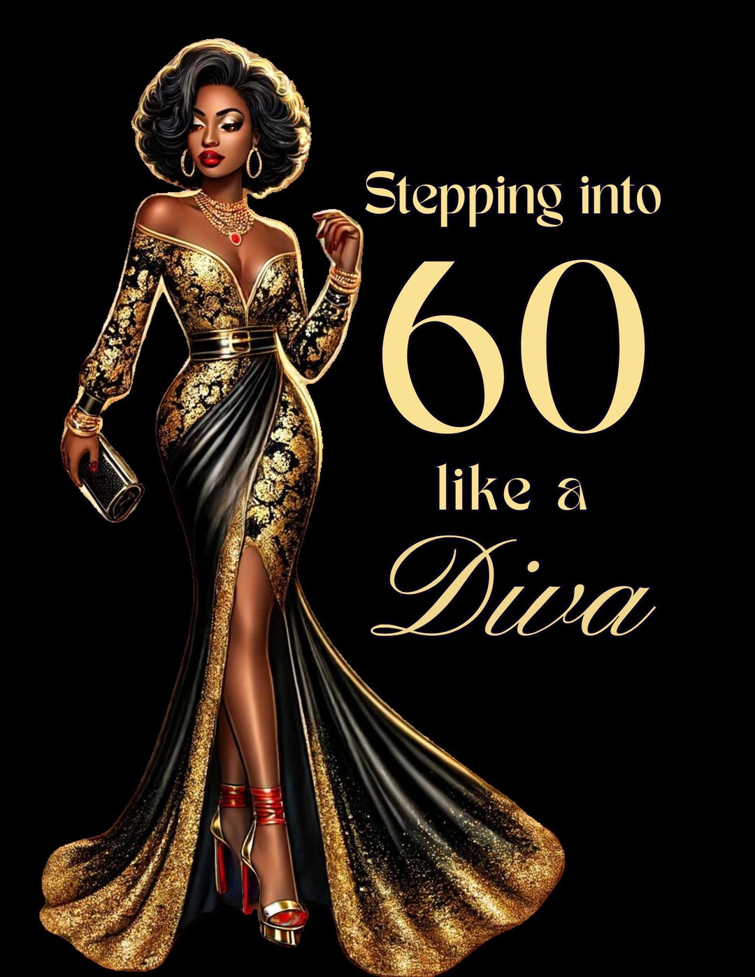 Stepping Into 60 Like a Diva - Etsy