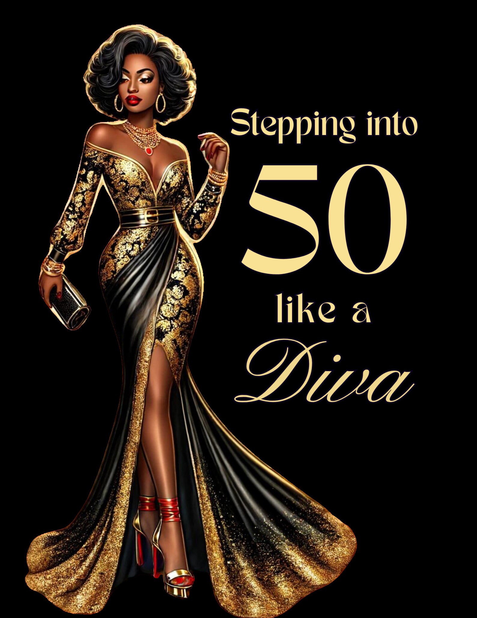 Stepping Into 40, 50, 60 and 70 Birthday Digital Image Bundle - Etsy