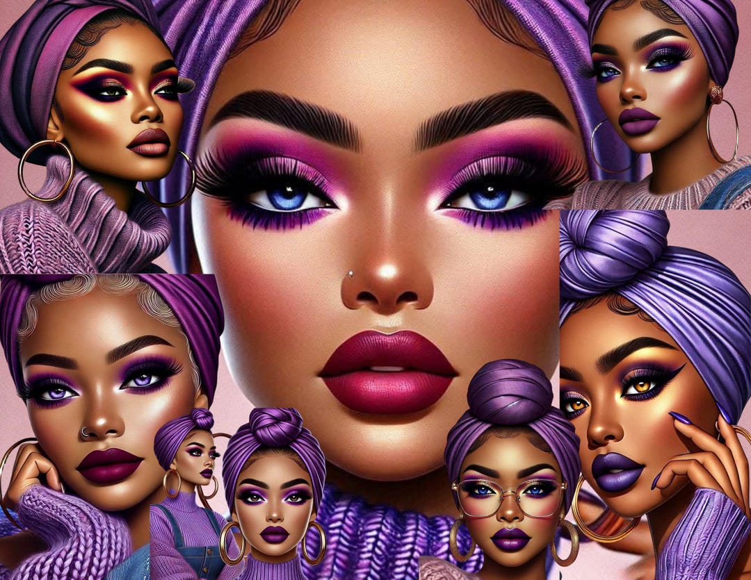 Purple Flawless Glow - Etsy