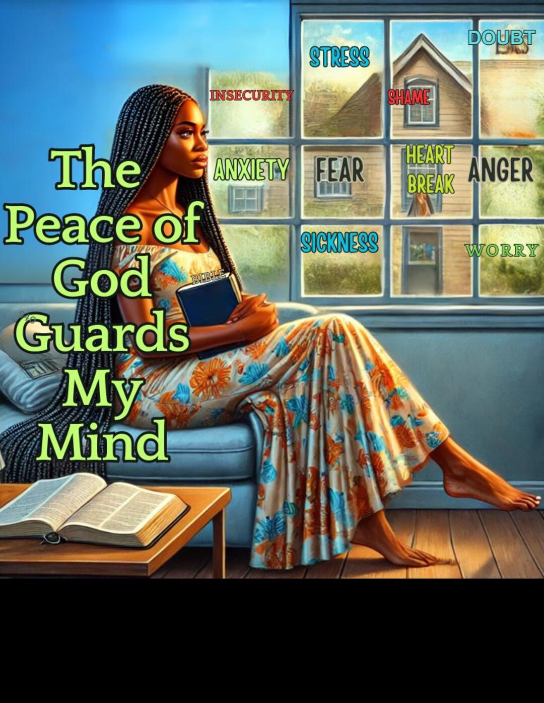 The Peace of God Guards My Mind Empowerment - Etsy