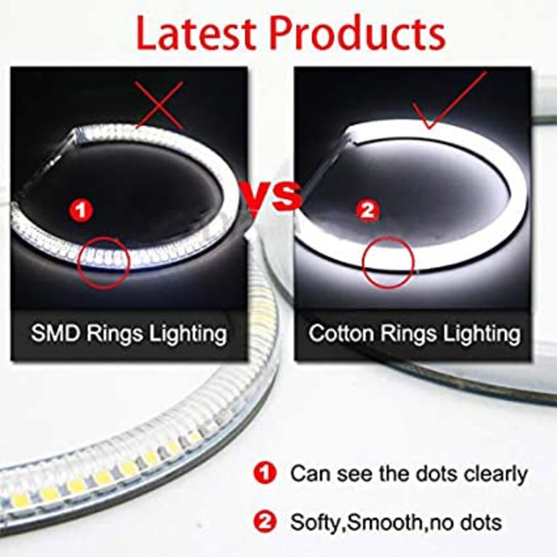 BMW E46 Angel Eyes Ring Cotton Led - Etsy