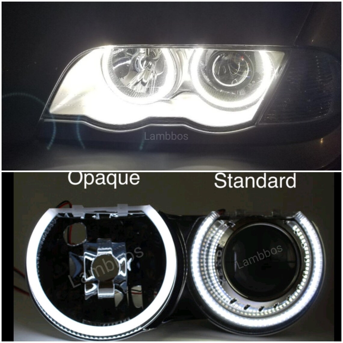 BMW E46 Angel Eyes Ring Cotton Led - Etsy
