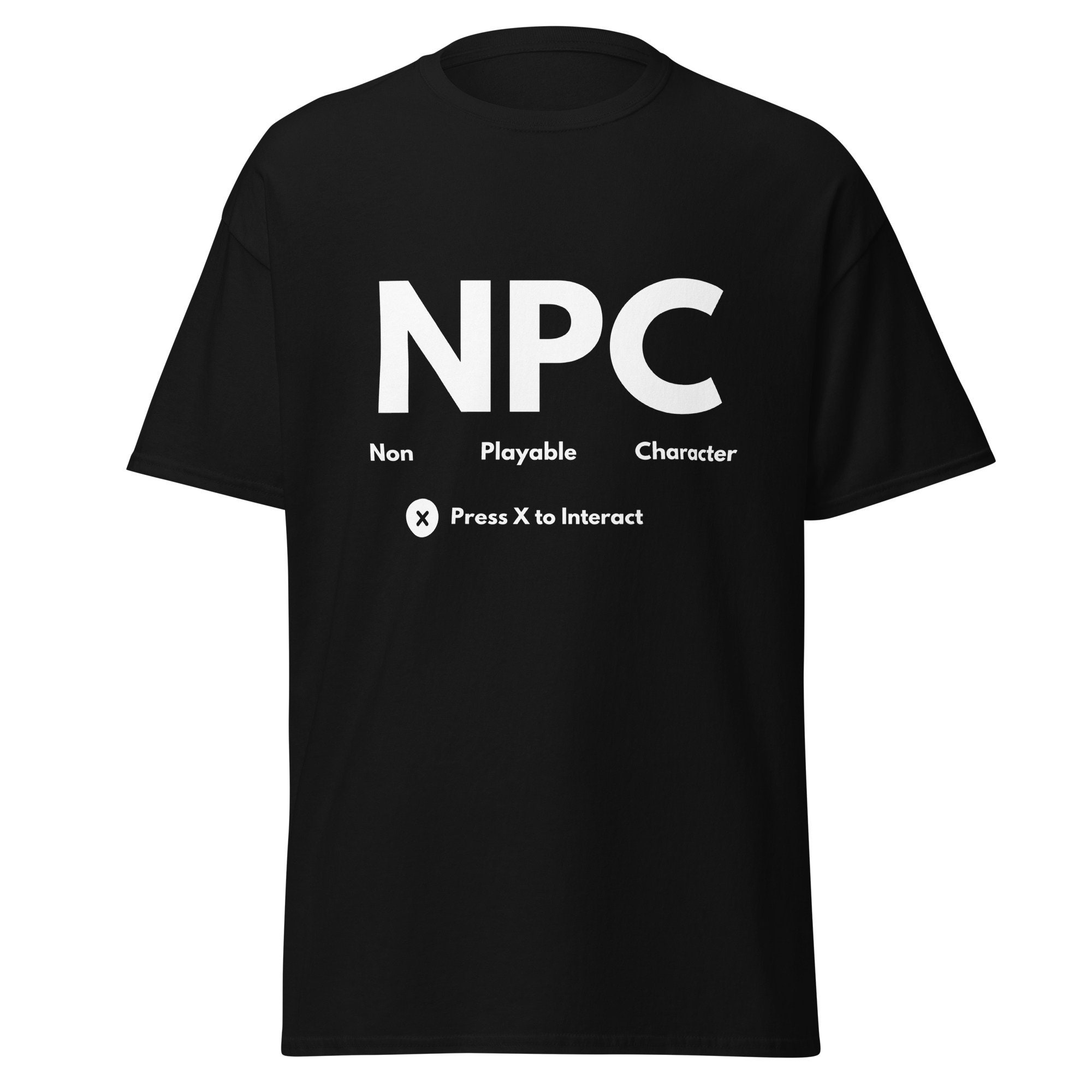 NPC Shirt, Non Playable Character Shirt, Gamer Shirt, Funny Gaming ...