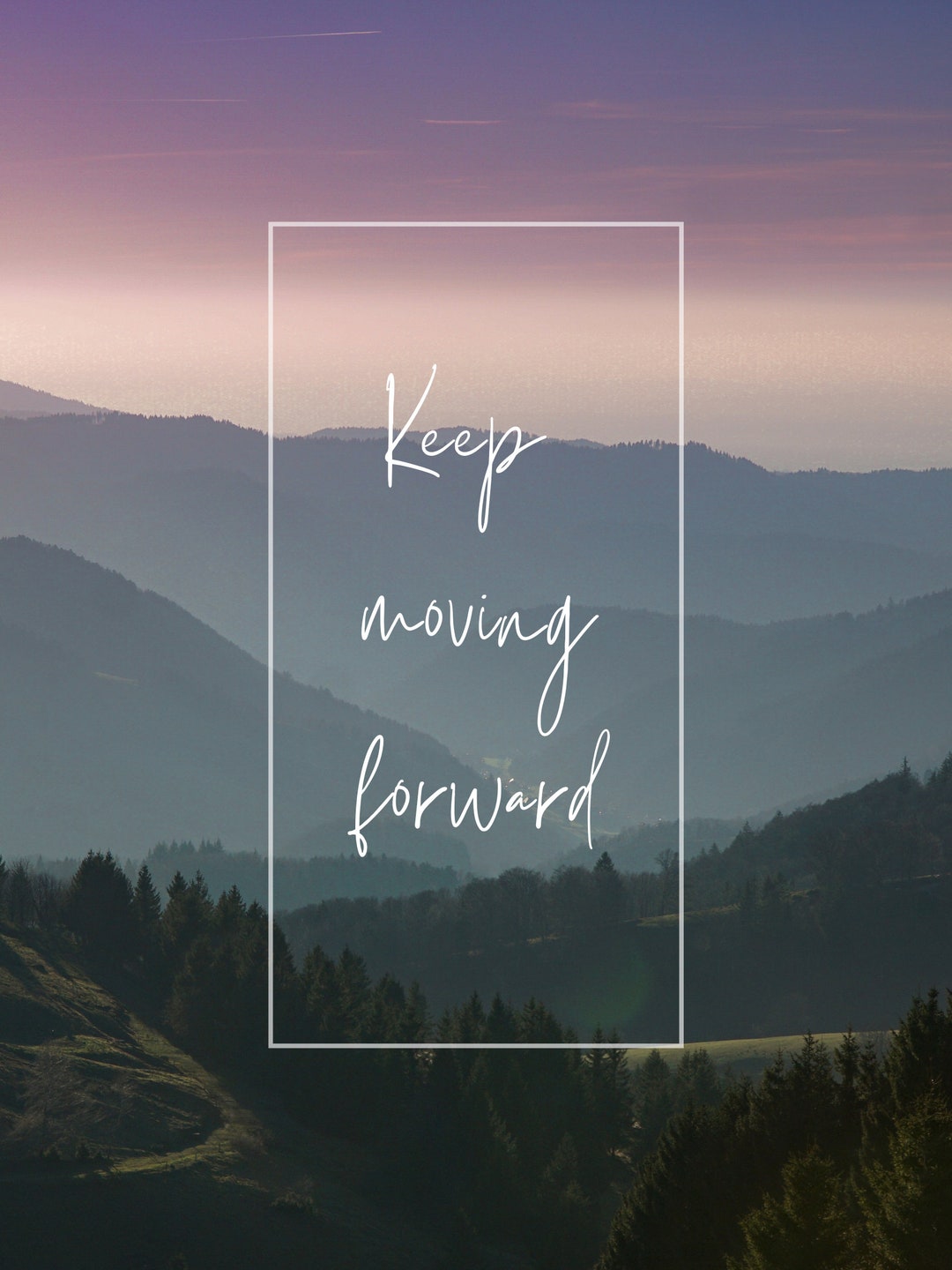 Keep Moving Forward Digital Art Print - Etsy