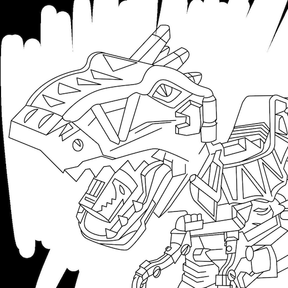Power Rangers Dino Thunder Coloring Pages