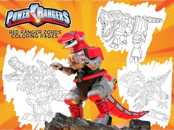 Power Rangers Megazord Coloring Pages