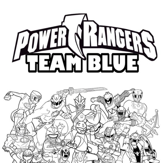 Power Rangers Online Coloring Pages