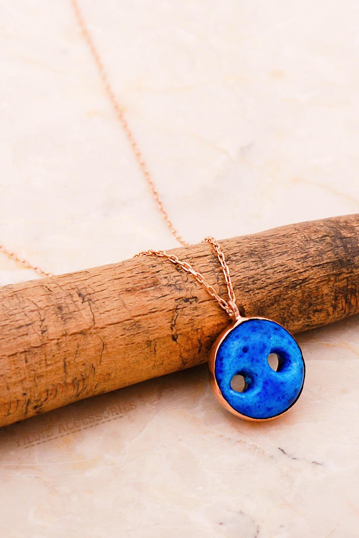 Assyrian Bead Necklace 925 Sterling Silver Necklace Handmade Mardin ...