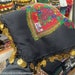 Anatolian / Kurdish, Floral Pattern Sequin Black Scarf, Handmade Scarf ...