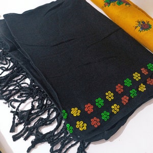 Yazidi / Kurdish Scarf - 2 Piece Sparkly Sequined Scarf, New Model 2023 ...