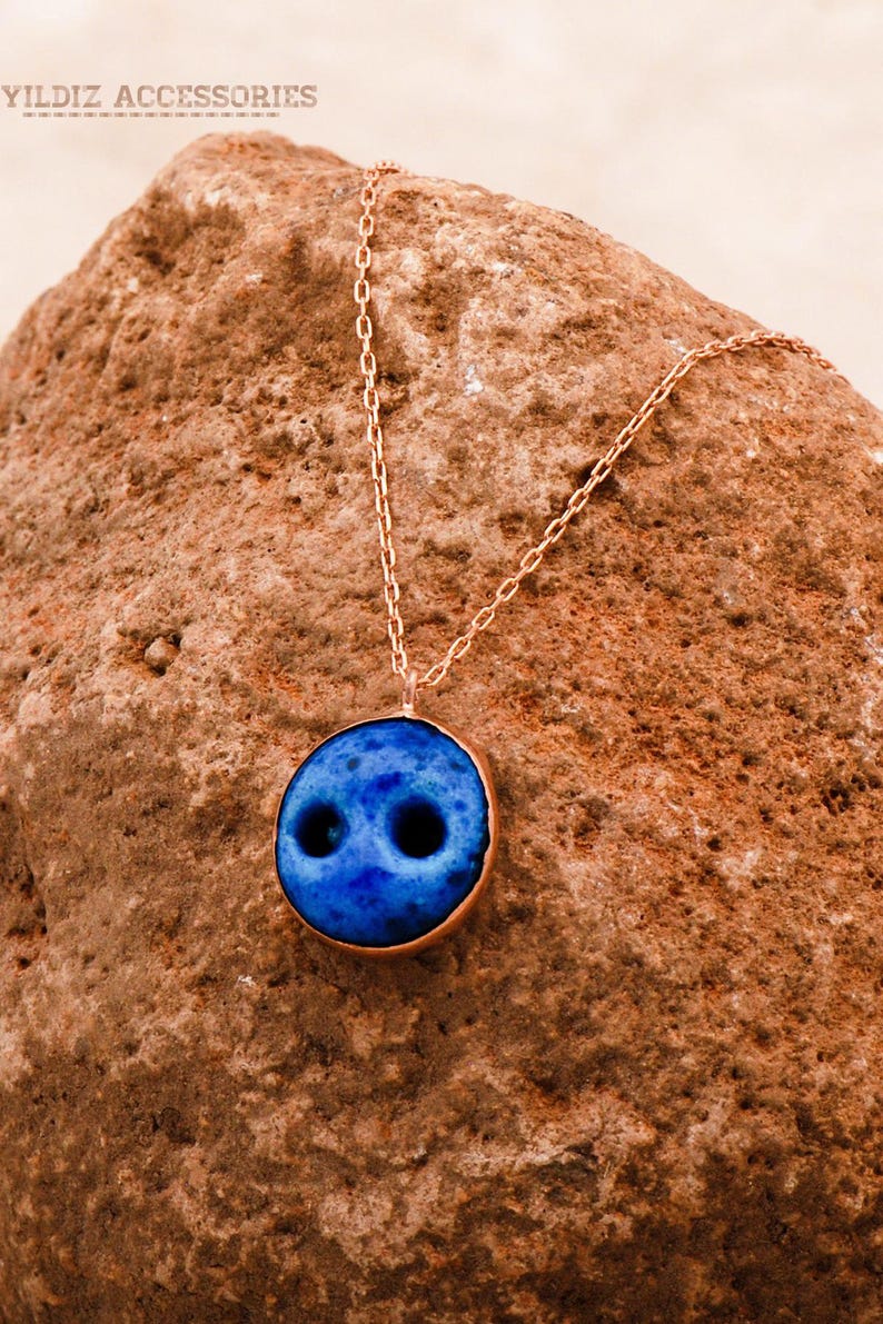 Assyrian Bead Necklace 925 Sterling Silver Necklace Handmade Mardin ...