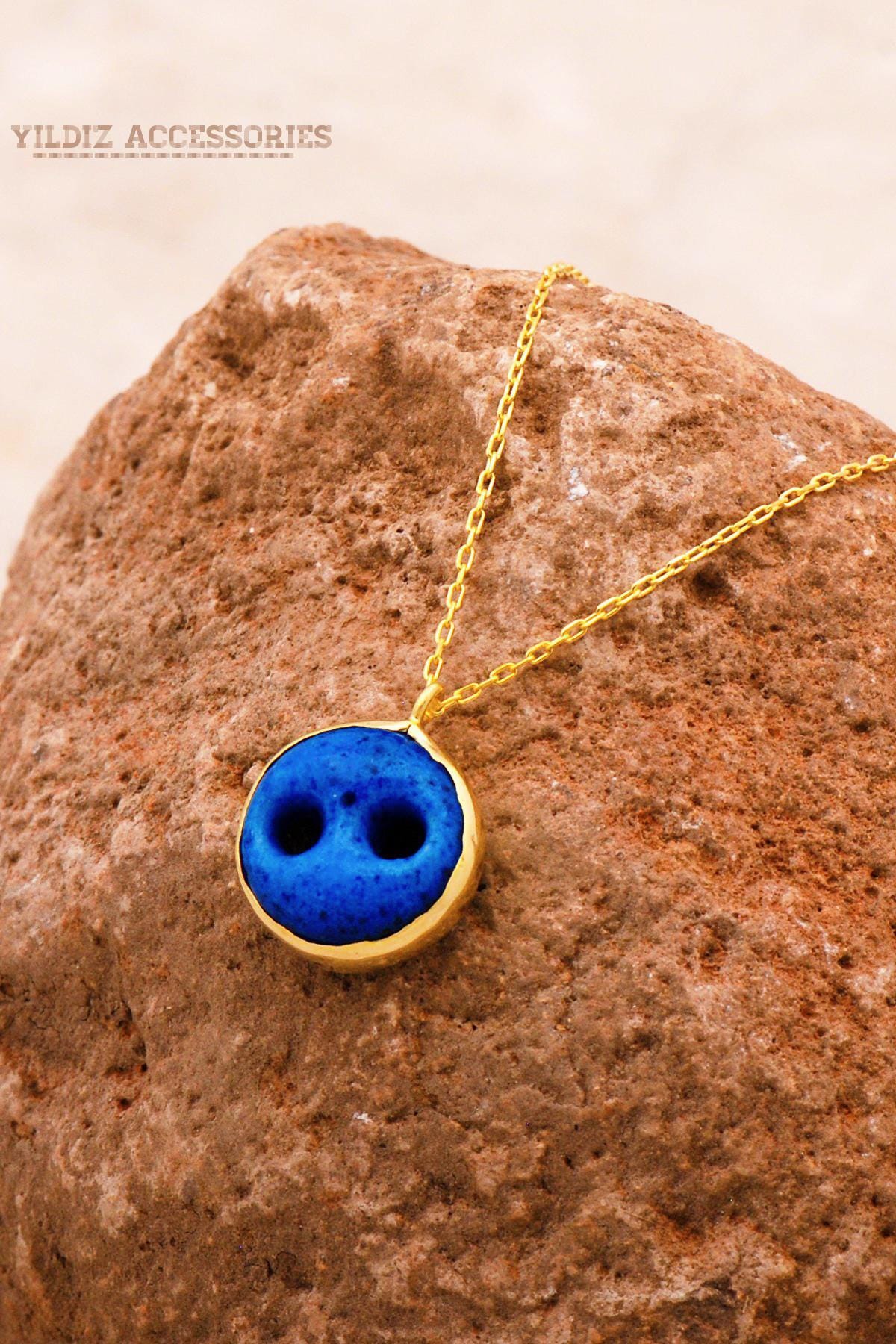 Assyrian Bead Necklace 925 Sterling Silver Necklace Handmade Mardin ...