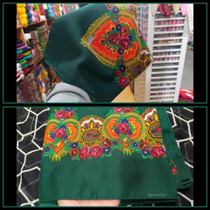 Kurdish Floral Scarf • Boho Ethnic Shawl, Personalized Gift - Etsy