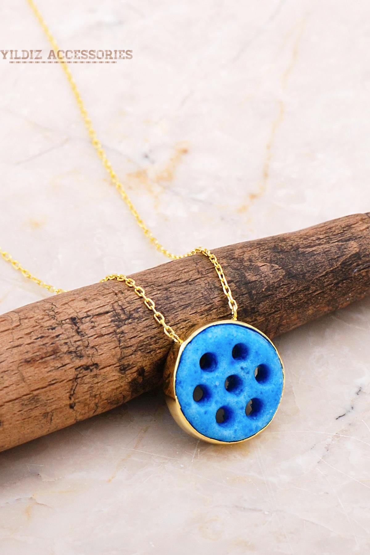 Assyrian Bead Necklace • 925 Sterling Silver Necklace • Handmade Mardin ...