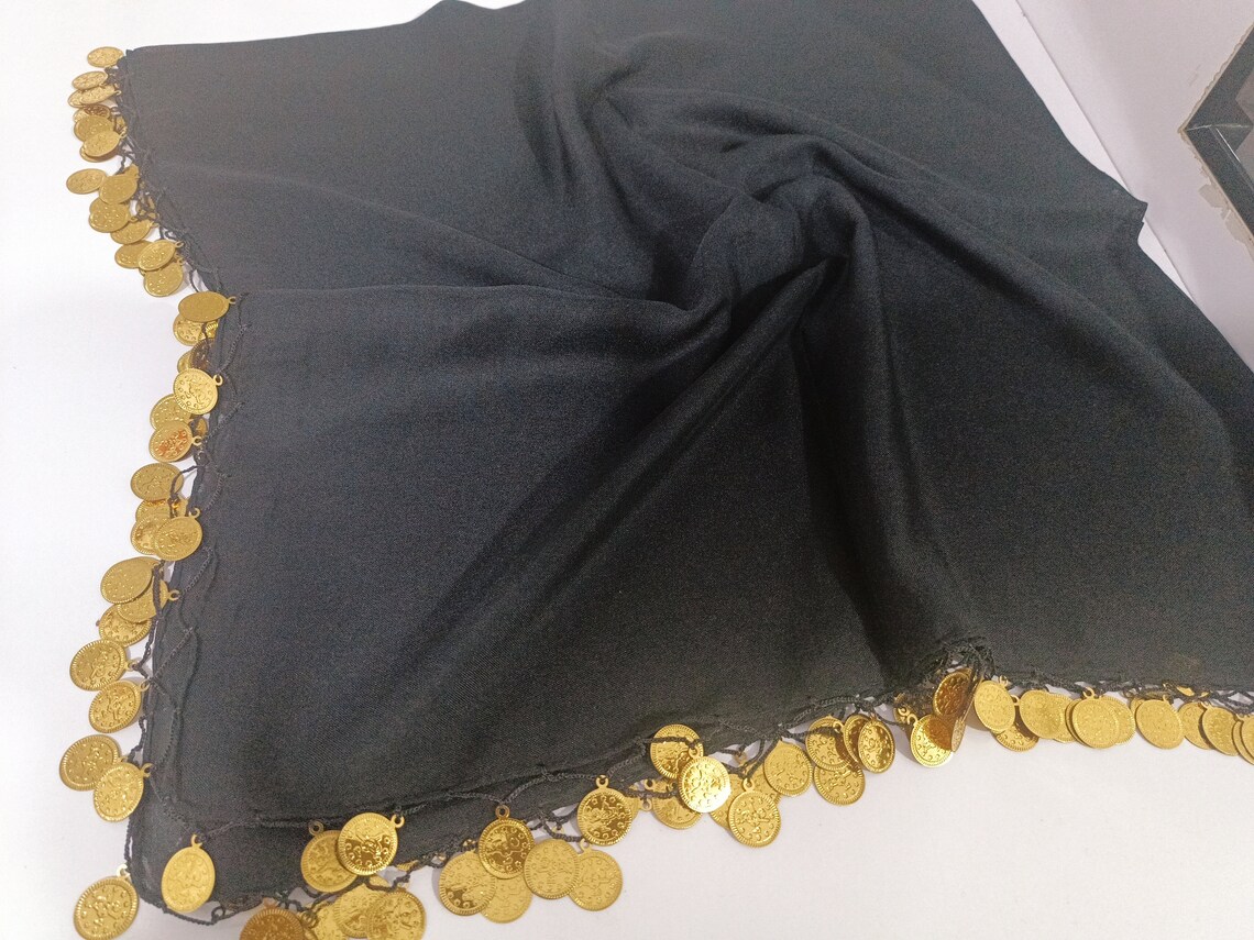 Yazidi / Kurdish Scarf 5 Piece Sequined Handmade Scarf, New Model ...