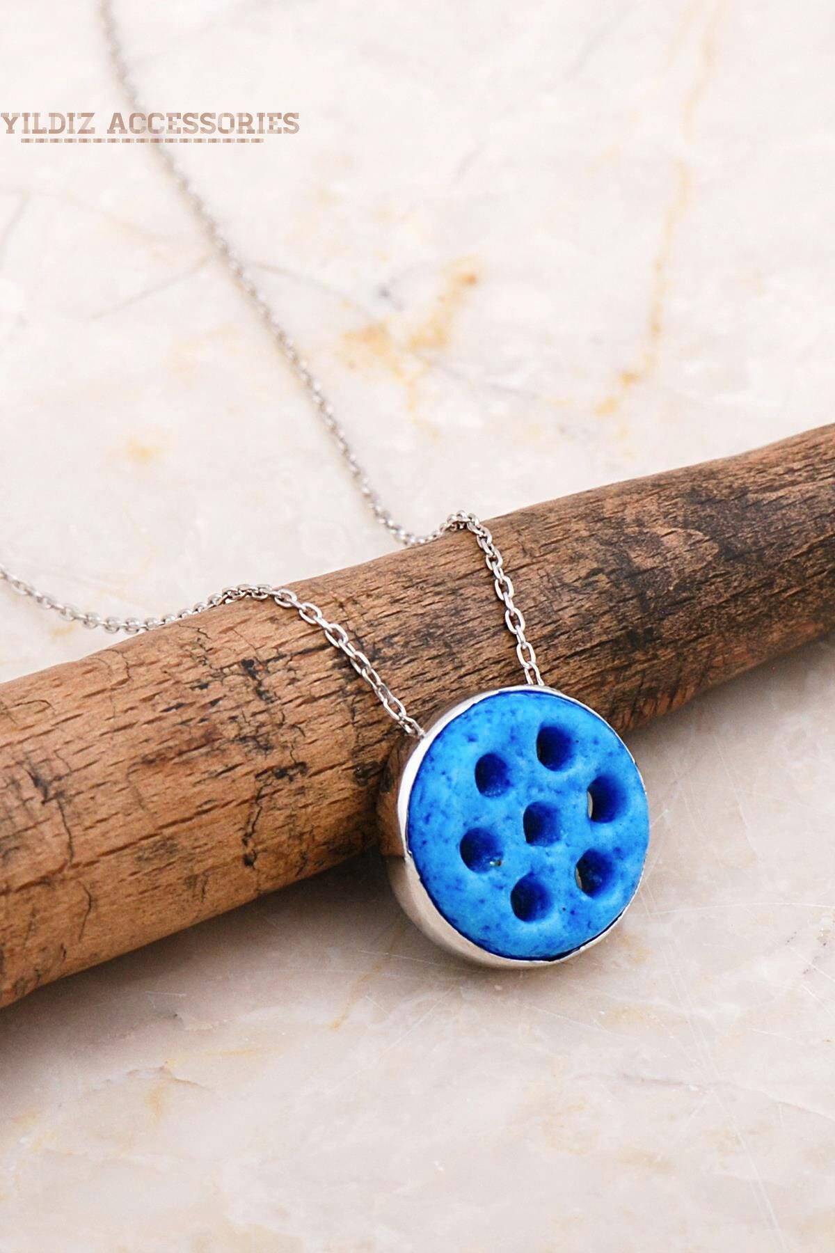 Assyrian Bead Necklace • 925 Sterling Silver Necklace • Handmade Mardin ...