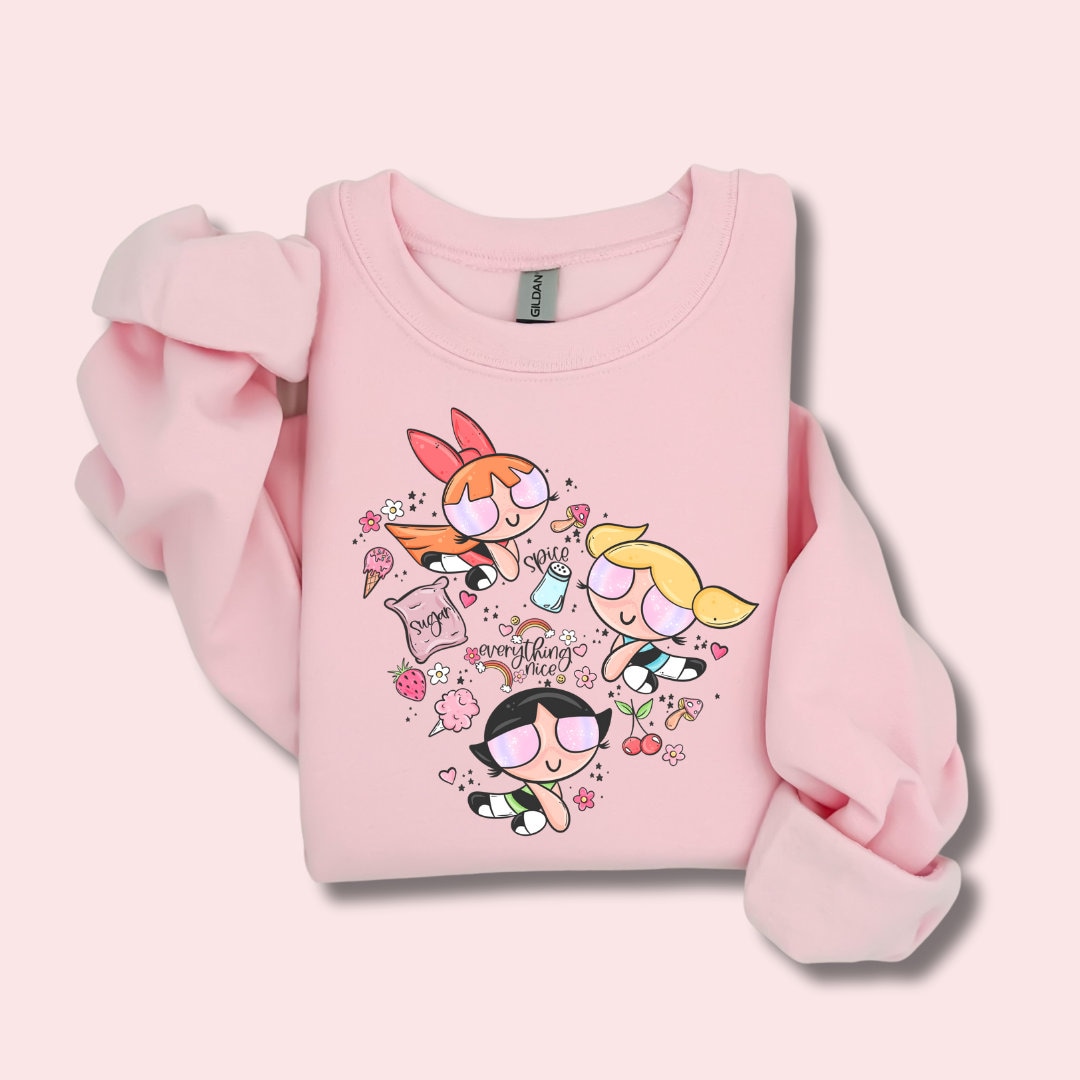 Powerpuff Girls Nostalgia Cosy Sweater Jumper - Etsy