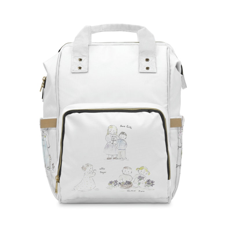 Inspirational Bible Verses Multifunctional Diaper Backpack With Cute ...