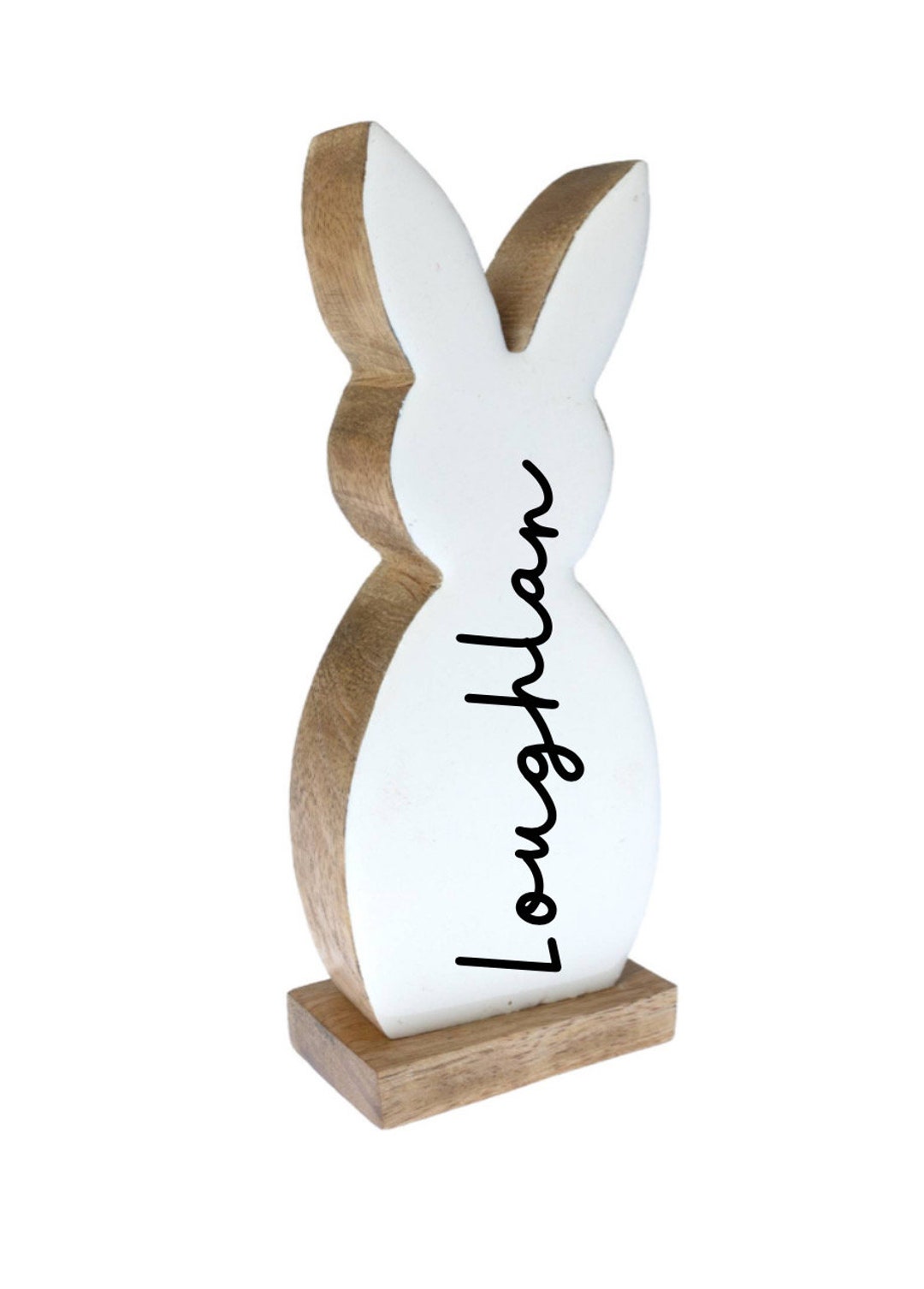 Personalised Easter Gift. Easter Bunny Decor. Family Bunny Decor. - Etsy