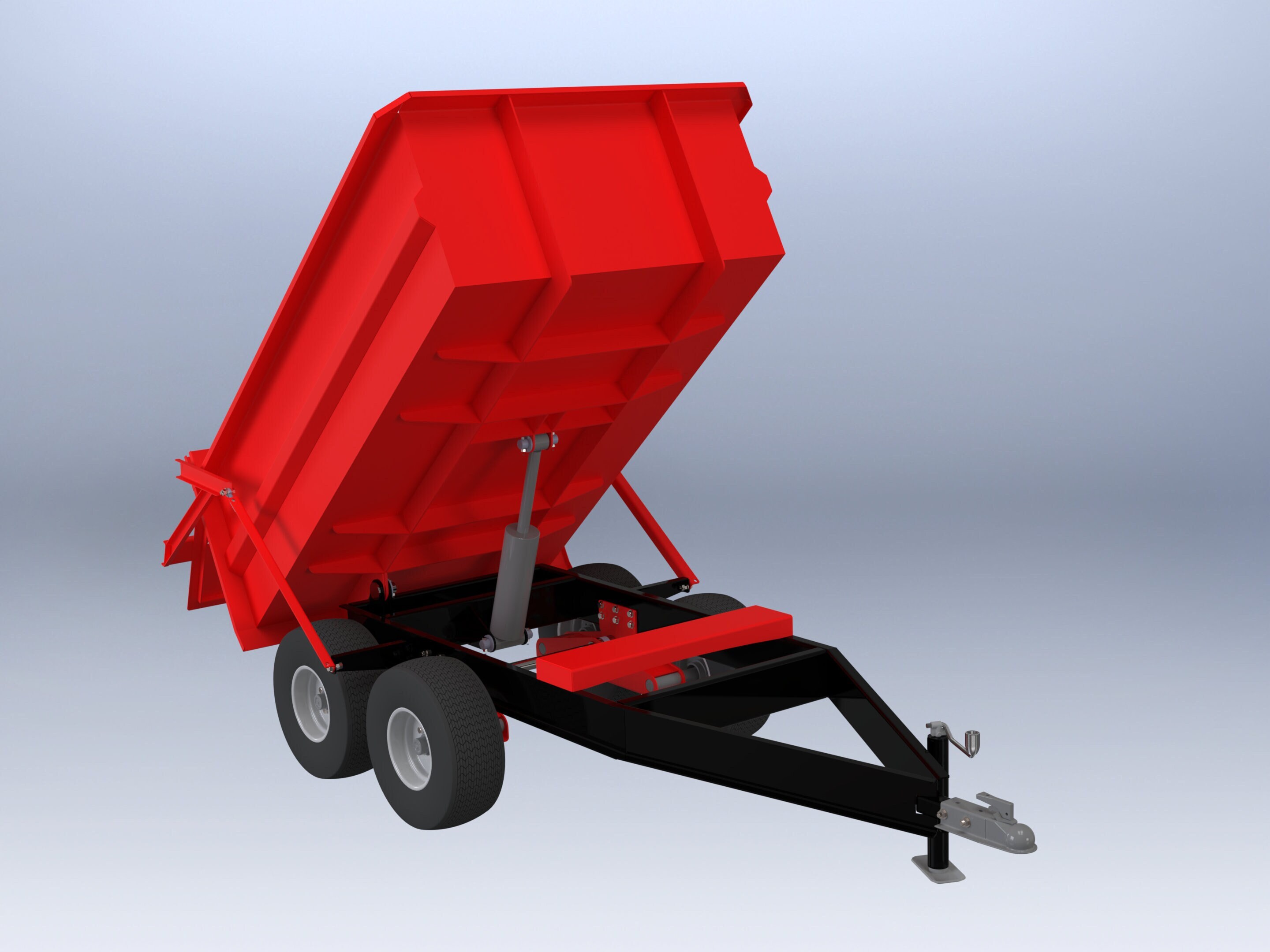 Design Plans for Heavy Duty Dump Wagon (walking Beam Suspension ...