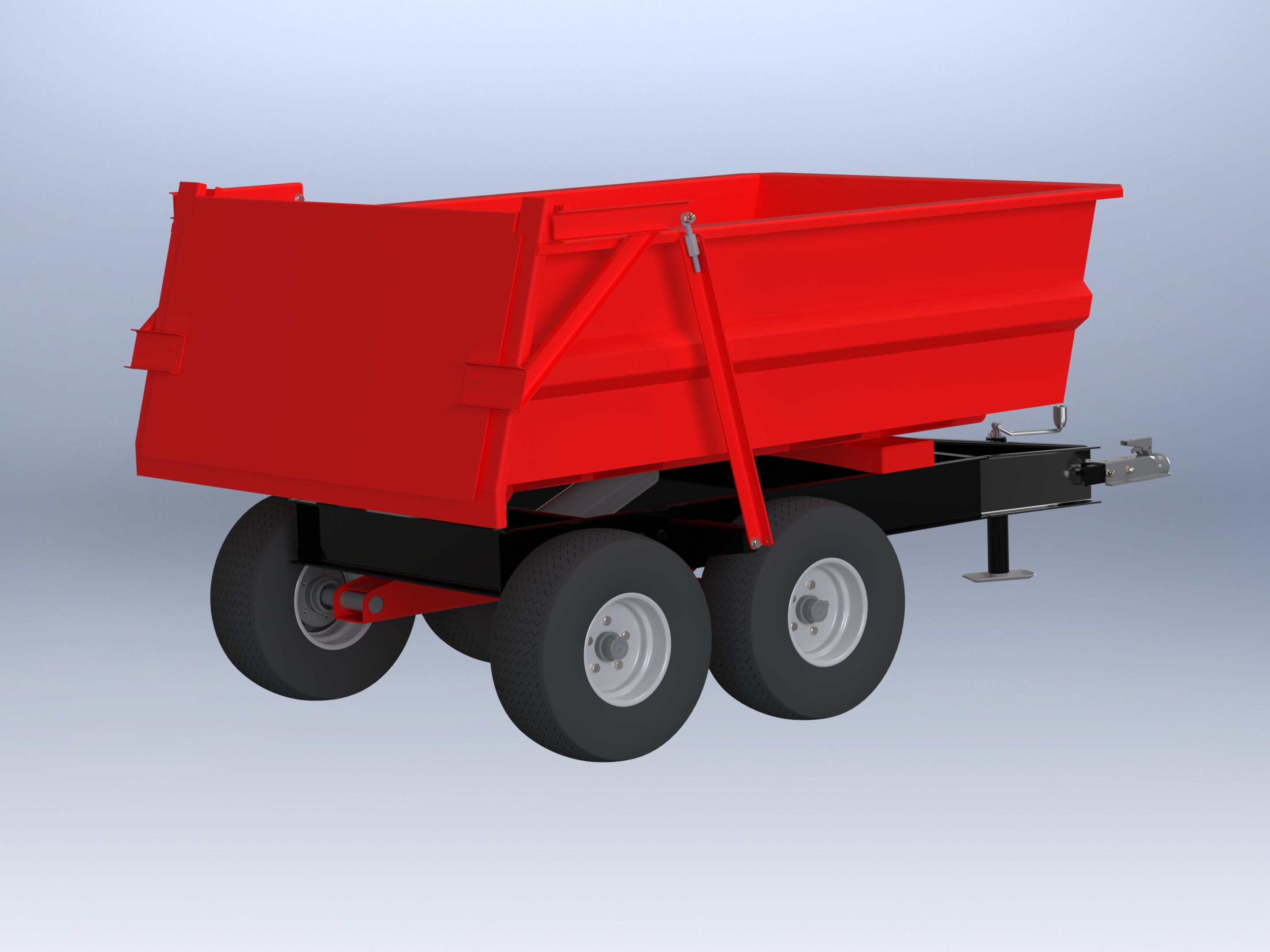Design Plans for Heavy Duty Dump Wagon (walking Beam Suspension ...