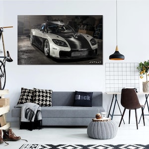 Exotic JDM Car Collection Art Prints: Rev Your Engines and Hang These ...