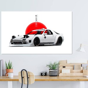 Exotic JDM Car Collection Art Prints: Rev Your Engines and Hang These ...