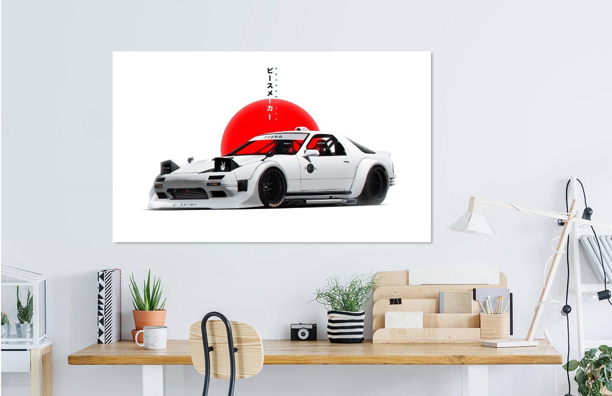 Exotic JDM Car Collection Art Prints: Rev Your Engines and Hang These ...