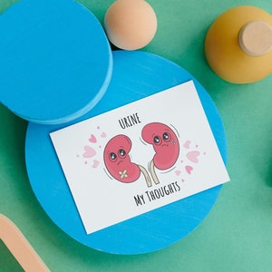 Kidney Printables, Funny Greeting Card, Medical Student, Doctor Gift ...