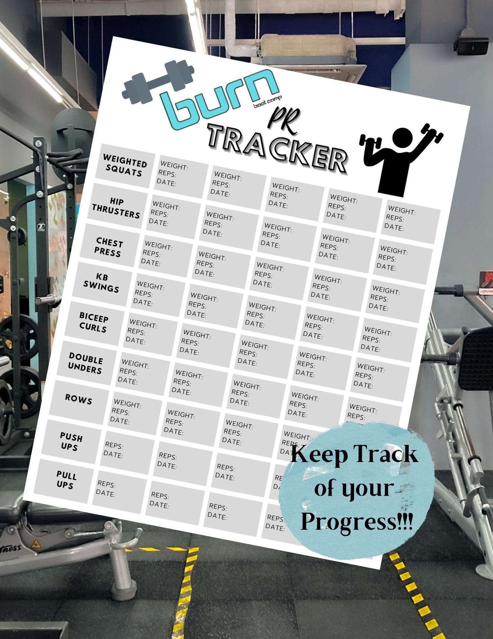 Burn Boot Camp, Burn Best, Personal Record Tracker, PR Gym Goals ...