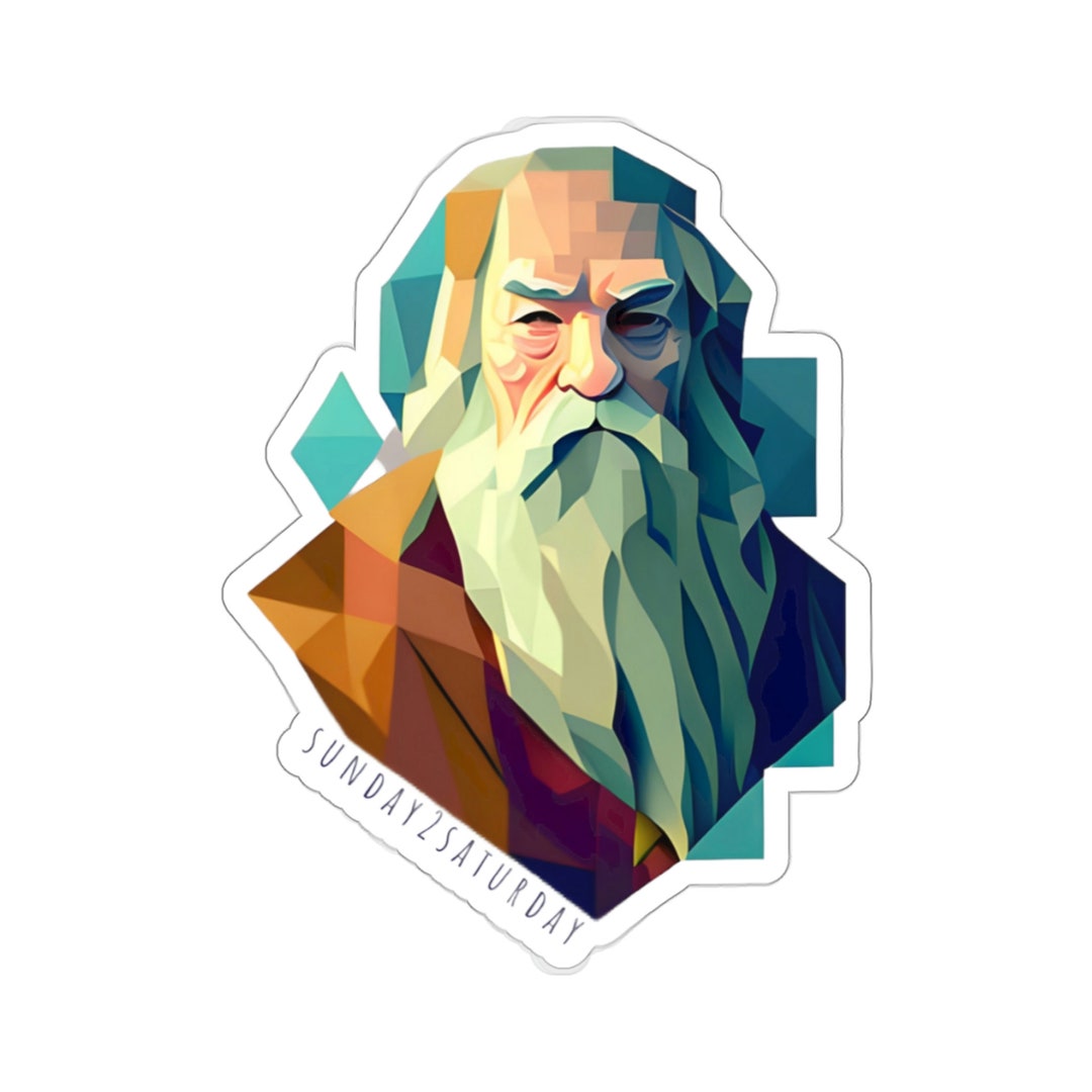 Albus Dumbledore Sticker HP Vinyl Sticker Wizard Sticker FREE - Etsy