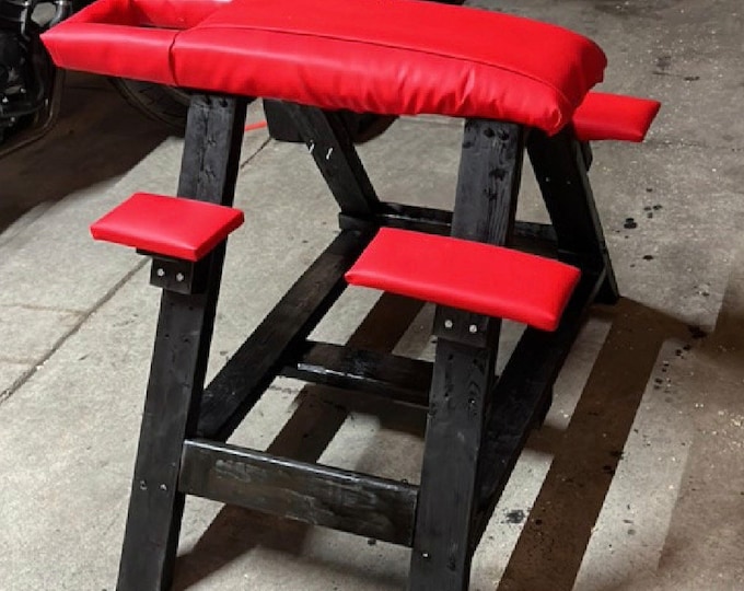 Fesselbock Bondagebock Strafbock Zuchtbock SPANKING BENCH BDSM Dungeon ...