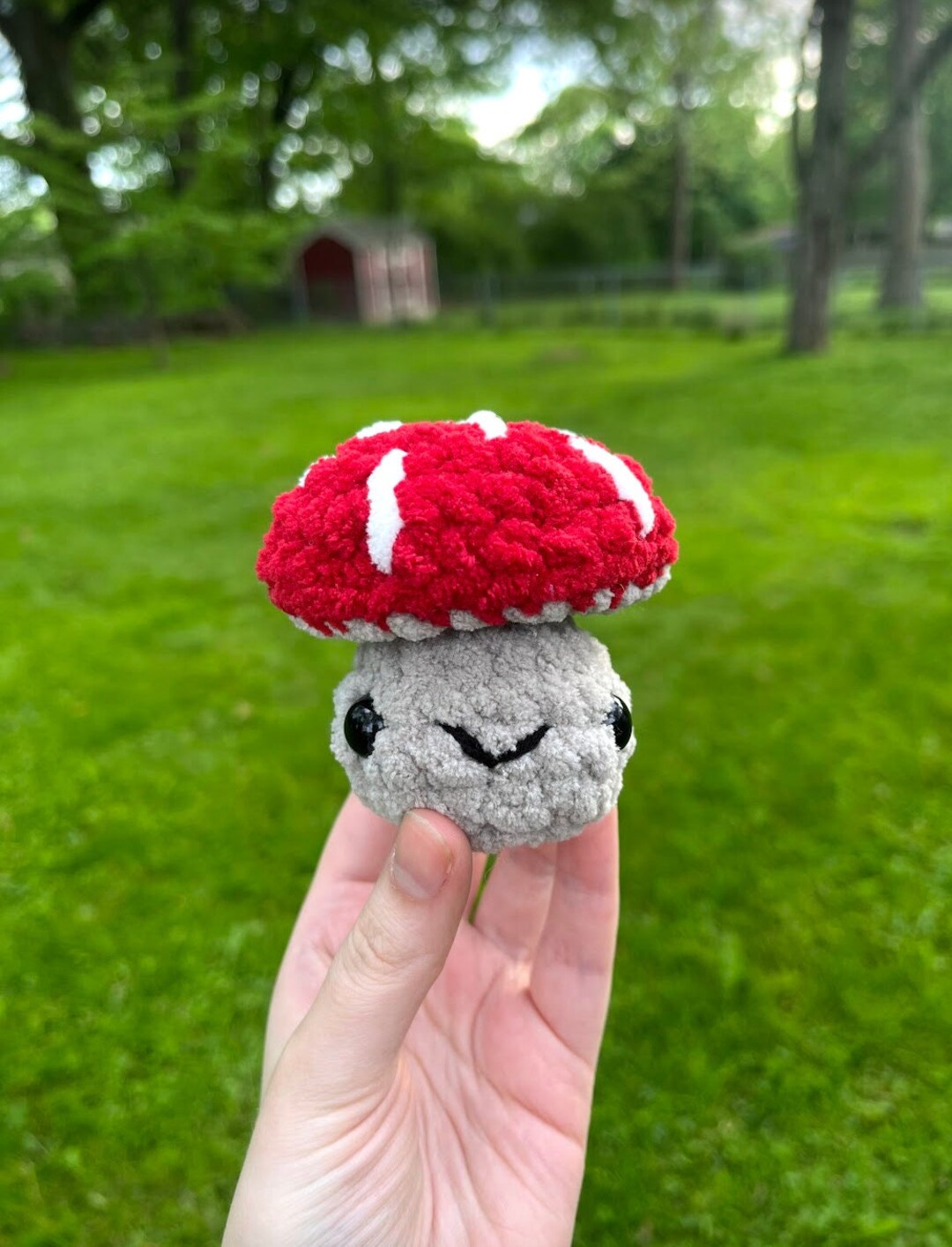 Crochet Mushroom Fidget Crochet Fidget Mushroom Plush Fidget Plush - Etsy