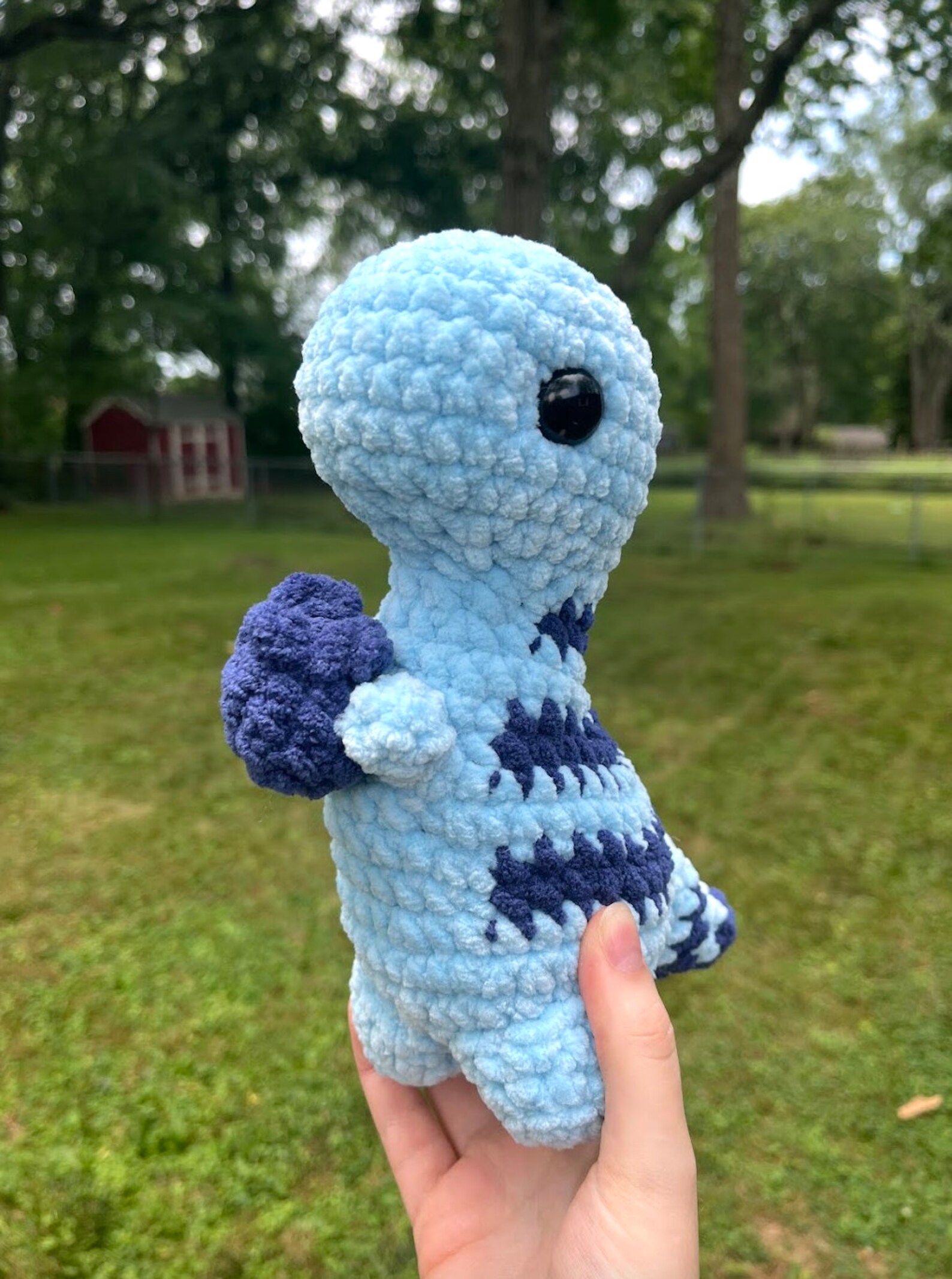 Crochet Dino With Fruit Crochet Strawberry Dino Crochet Blueberry Dino ...