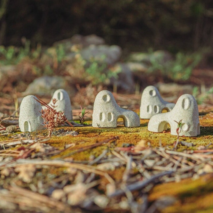 Mini House Set Fairy Garden House Terrarium Decor - Etsy