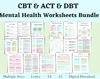 Act and Cbt Bundle - Etsy