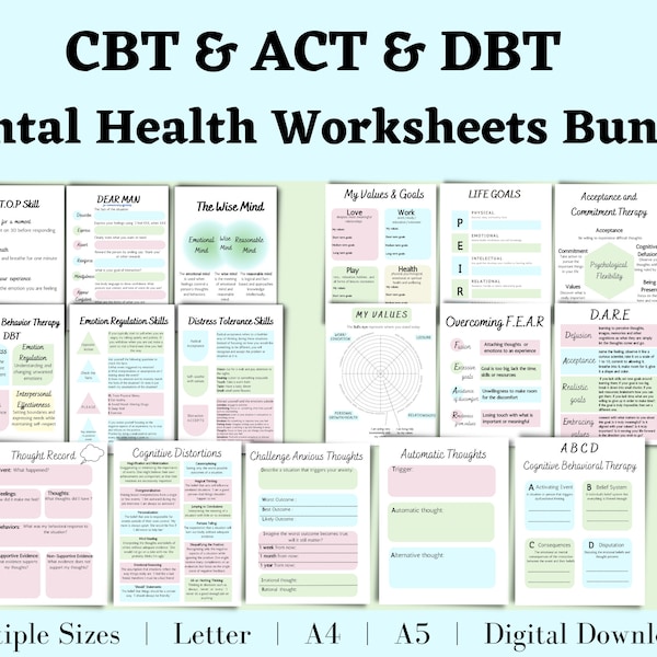 Cbt Dbt Posters - Etsy
