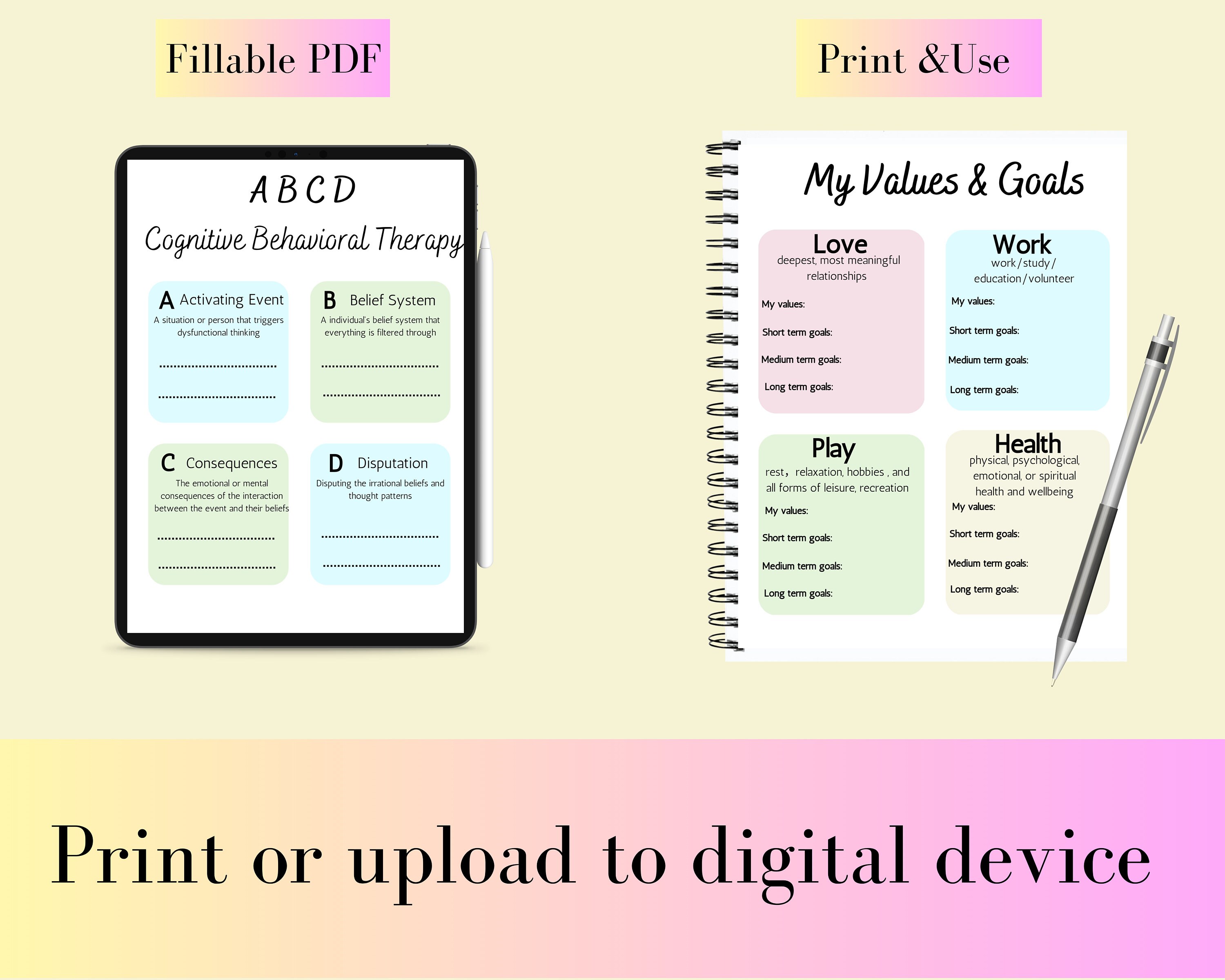 Mental Health Mega Bundle Cbtdbtcbtcoping Skills Cards Mindfulness and ...
