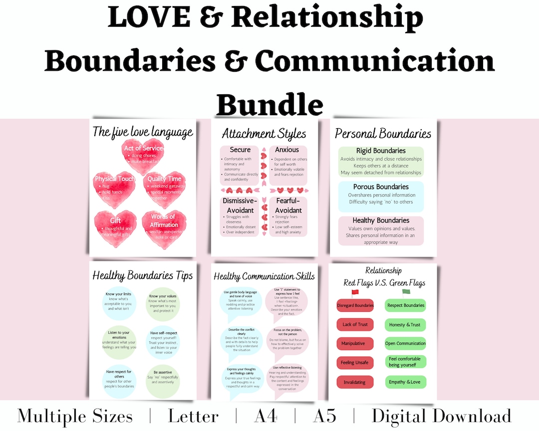 Love & Relationship Guide: Communication, Boundaries, Attachment Styles ...