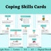 Coping Skills Card Printable for Adults Mindfulness and Self-care ...